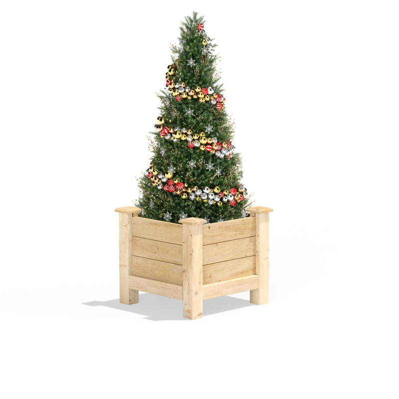 Original Cedar Elevated Planter | Greenes Fence – Greenes Fence Company