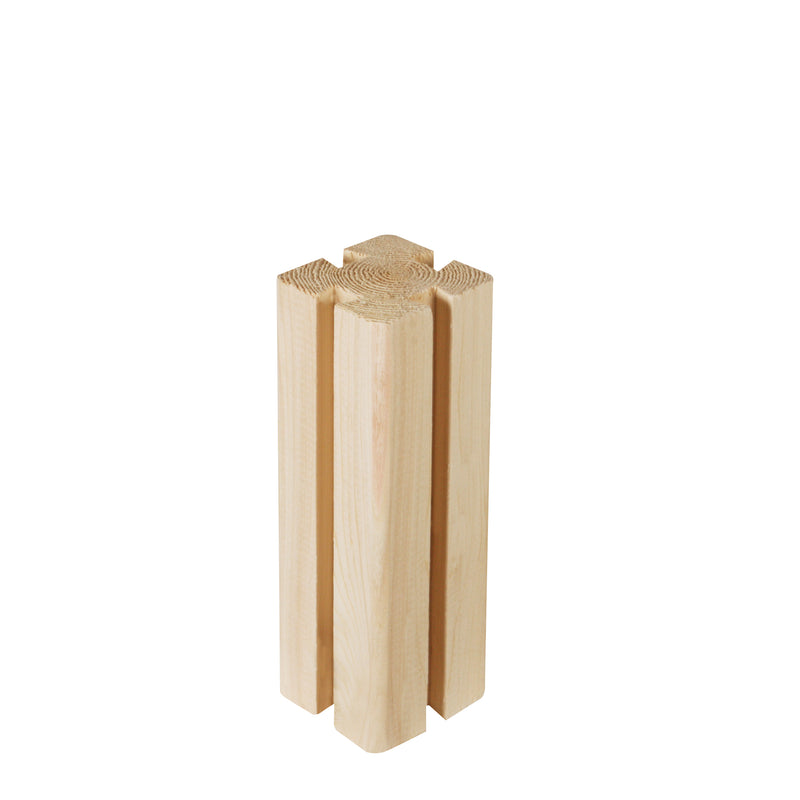 Discontinued Cedar Short Post 8 in x 3 in x 3 in RCS3X3 | Greenes Fence ...