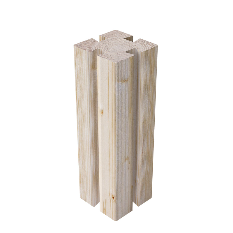Cedar Short Post 8 in x 2.5 in x 2.5 in RCS | Greenes Fence – Greenes ...